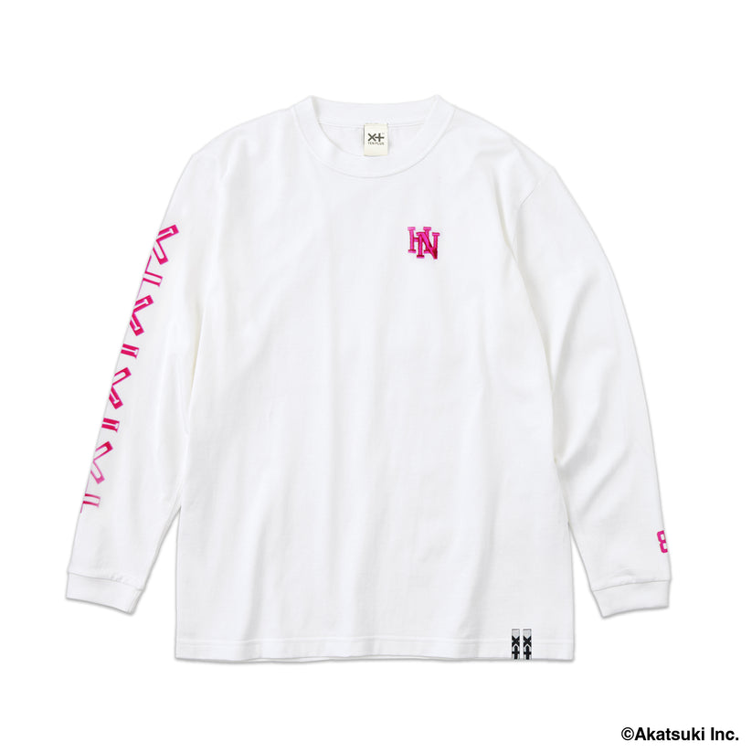 ハチナイ×X十【野崎夕姫】 LS TEE WHITE [ 7.4oz ヘビーウェイト] – TENPLUS